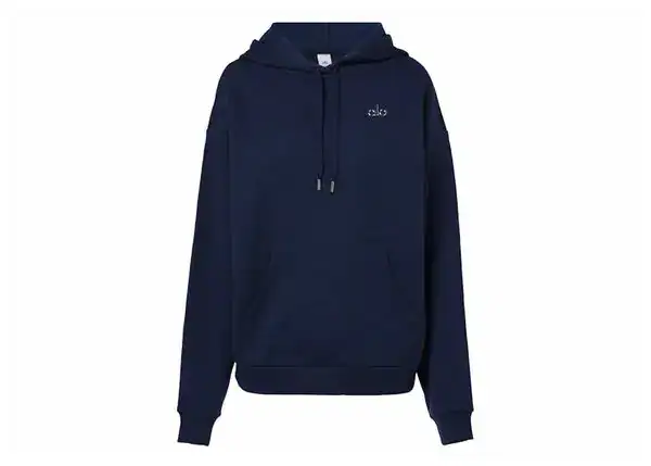 Alo Yoga Accolade Hoodie - Navy Blue | Editorialist